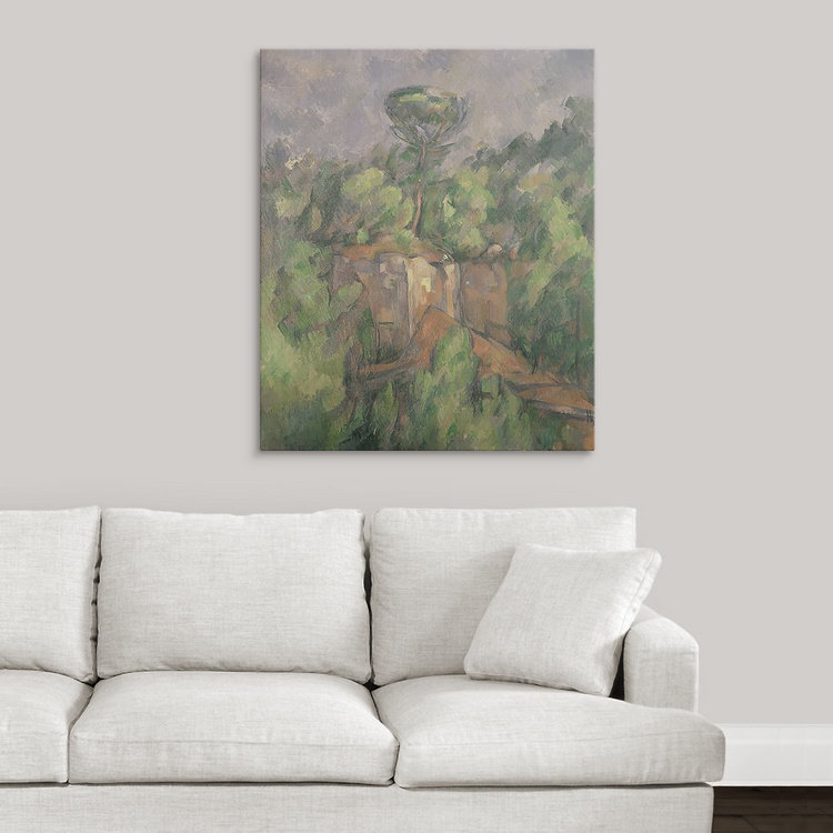 Vault W Artwork Paul Cezanne Bibemus Quarry, 1898 1900 by Paul Cezanne ...