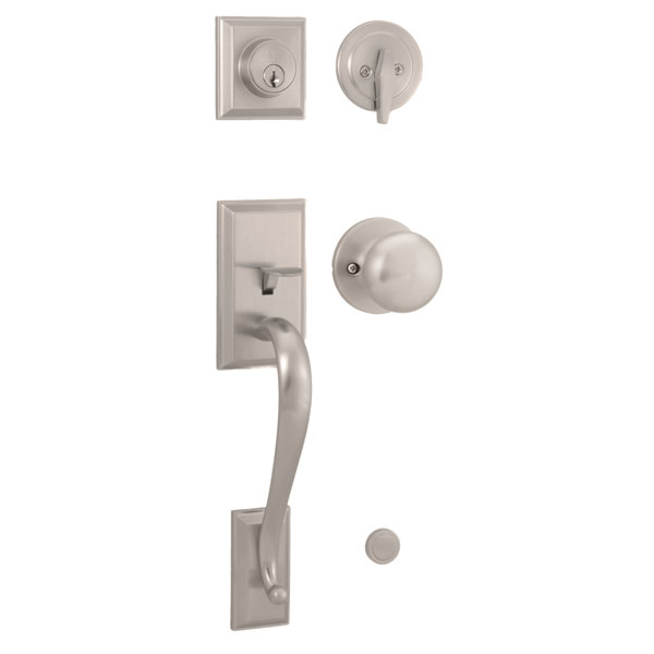 Weslock Handleset with Single Cylinders Deadbolt and Premiere ...