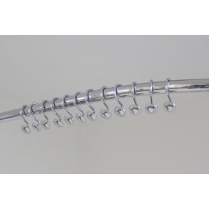 Splash Home Premium Button Shower Curtain Hooks & Reviews | Wayfair