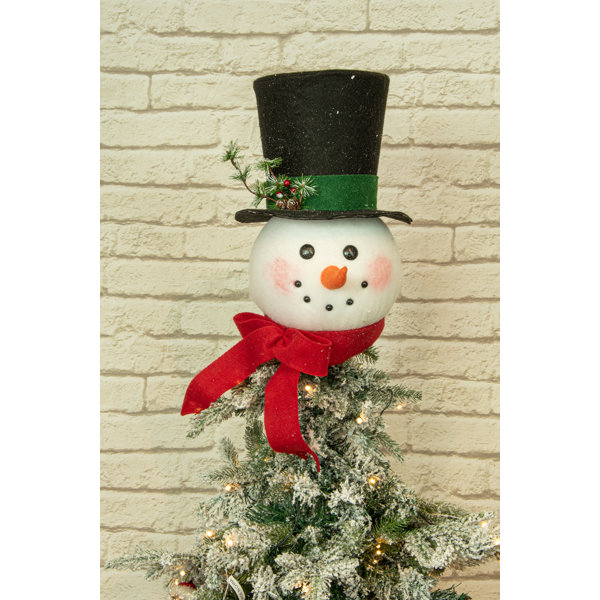 Snowman-tree-topper | Wayfair