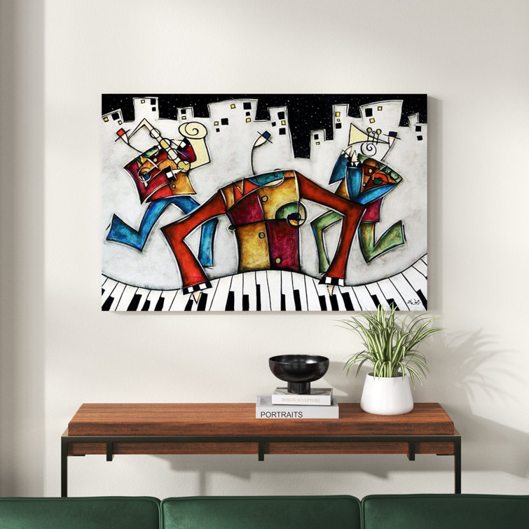 Wade Logan® Malveaux Silver City Jazz by Eric Waugh - Graphic Art ...