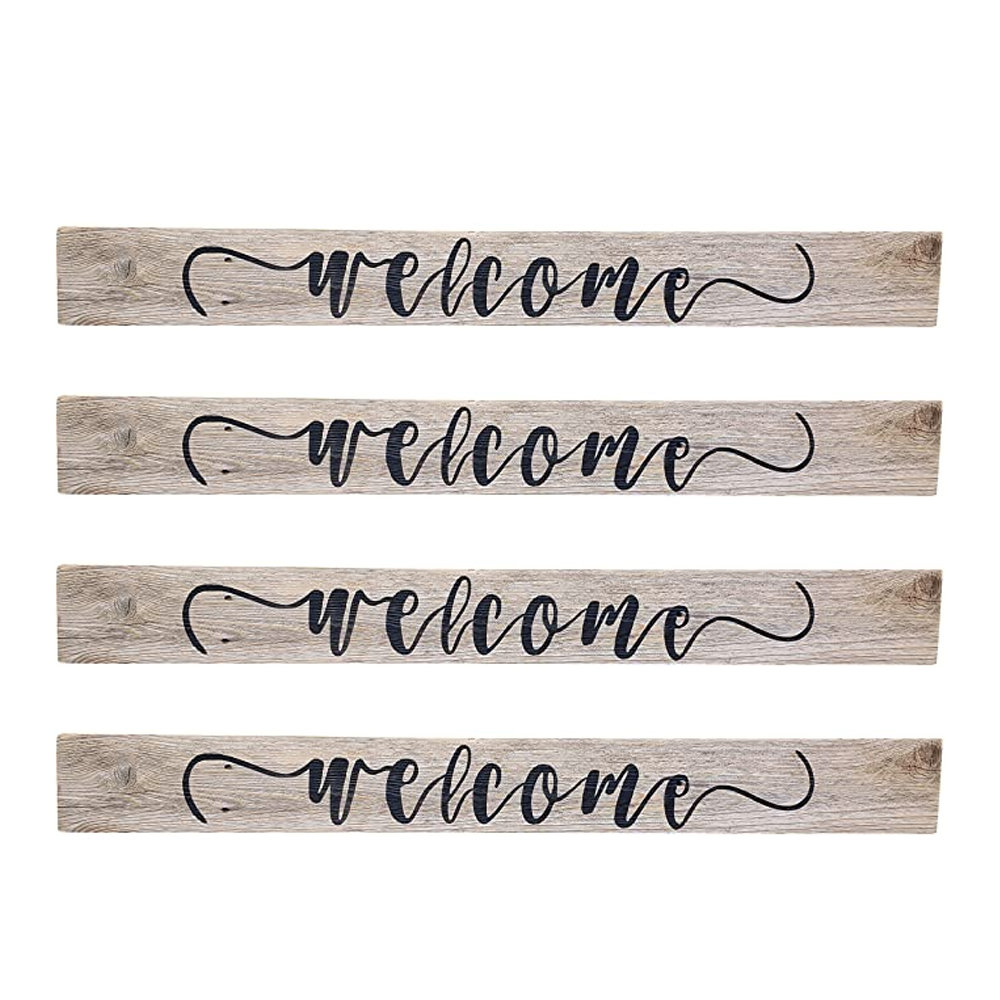Gracie Oaks Welcome Sign Wall Décor | Wayfair