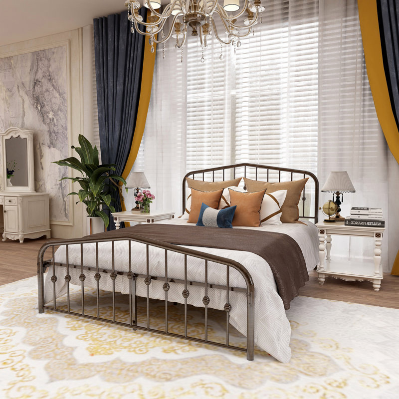 Red Barrel Studio® Aalderk Metal Bed & Reviews | Wayfair