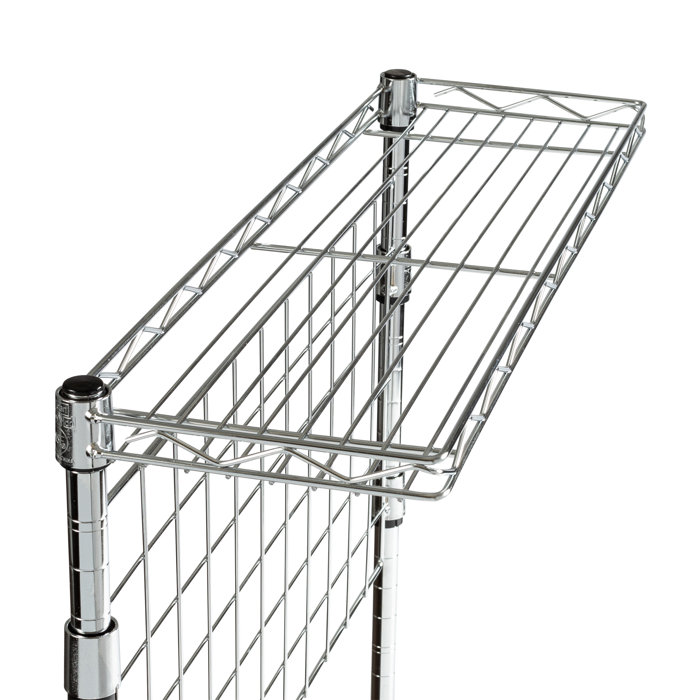 Prep & Savour Greely 23.62'' Chrome Standard Baker's Rack with ...