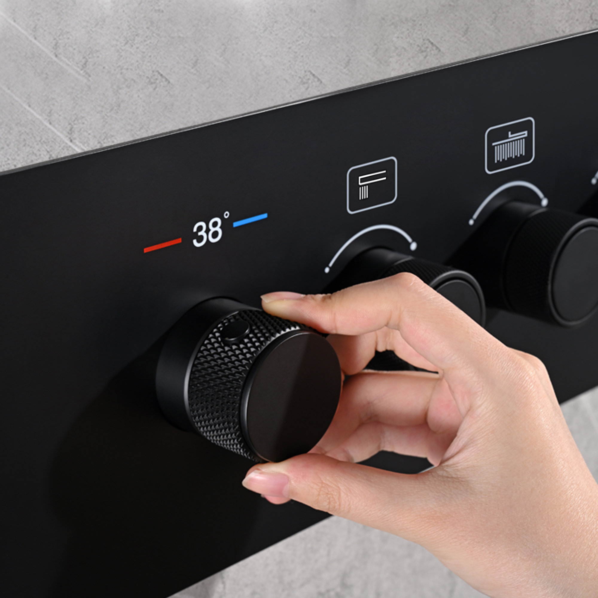 TL Luxury Thermostatic Shower System with Rough-in Valve | Wayfair