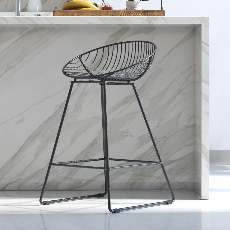 CosmoLiving by Cosmopolitan Ellis 25'' Counter Stool & Reviews | Wayfair
