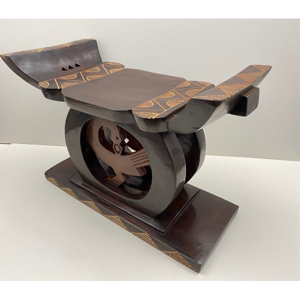 Bungalow Rose Solid Wood Decorative Stool | Wayfair