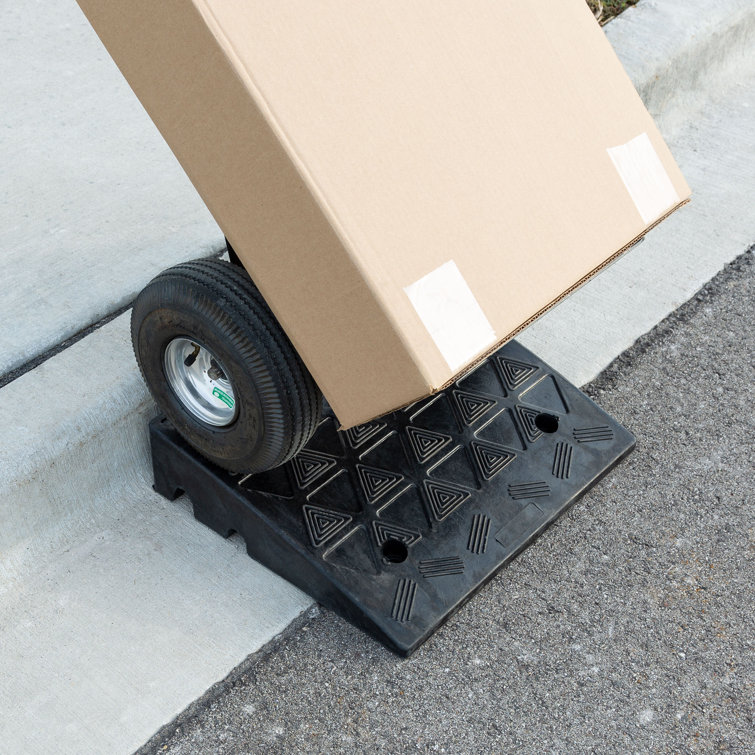 Guardian Heavy Duty 40000 lb Rubber Curb Ramp for Material Handling ...