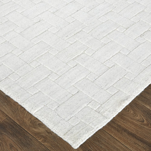 Shanta Handmade White Rug | Joss & Main