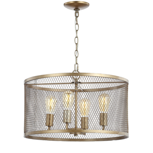 Williston Forge Kace 4 - Light Single Drum Pendant | Wayfair