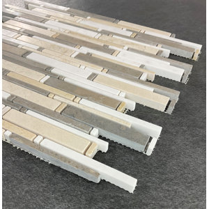 ES Stone Natural Stone Linear Mosaic Wall & Floor Tile | Wayfair