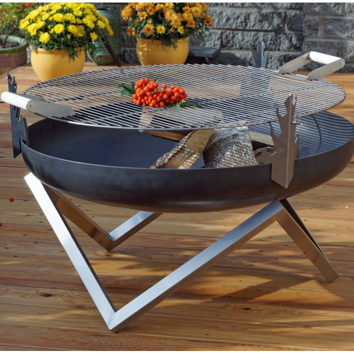 Curonian Stainless Steel Round Grill Grate | Wayfair