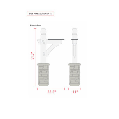 PAK Premium Mailbox Post Cross-arm Classic & Reviews | Wayfair