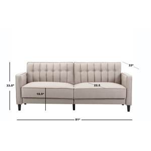Latitude Run® 81'' Upholstered Sleeper Sofa & Reviews | Wayfair