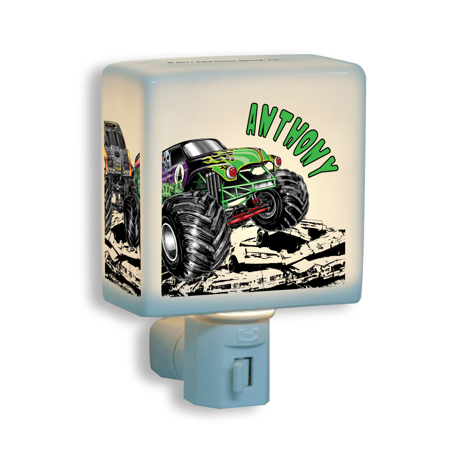CPS Monster Jam Grave Digger Demolition Personalized Night Light with ...