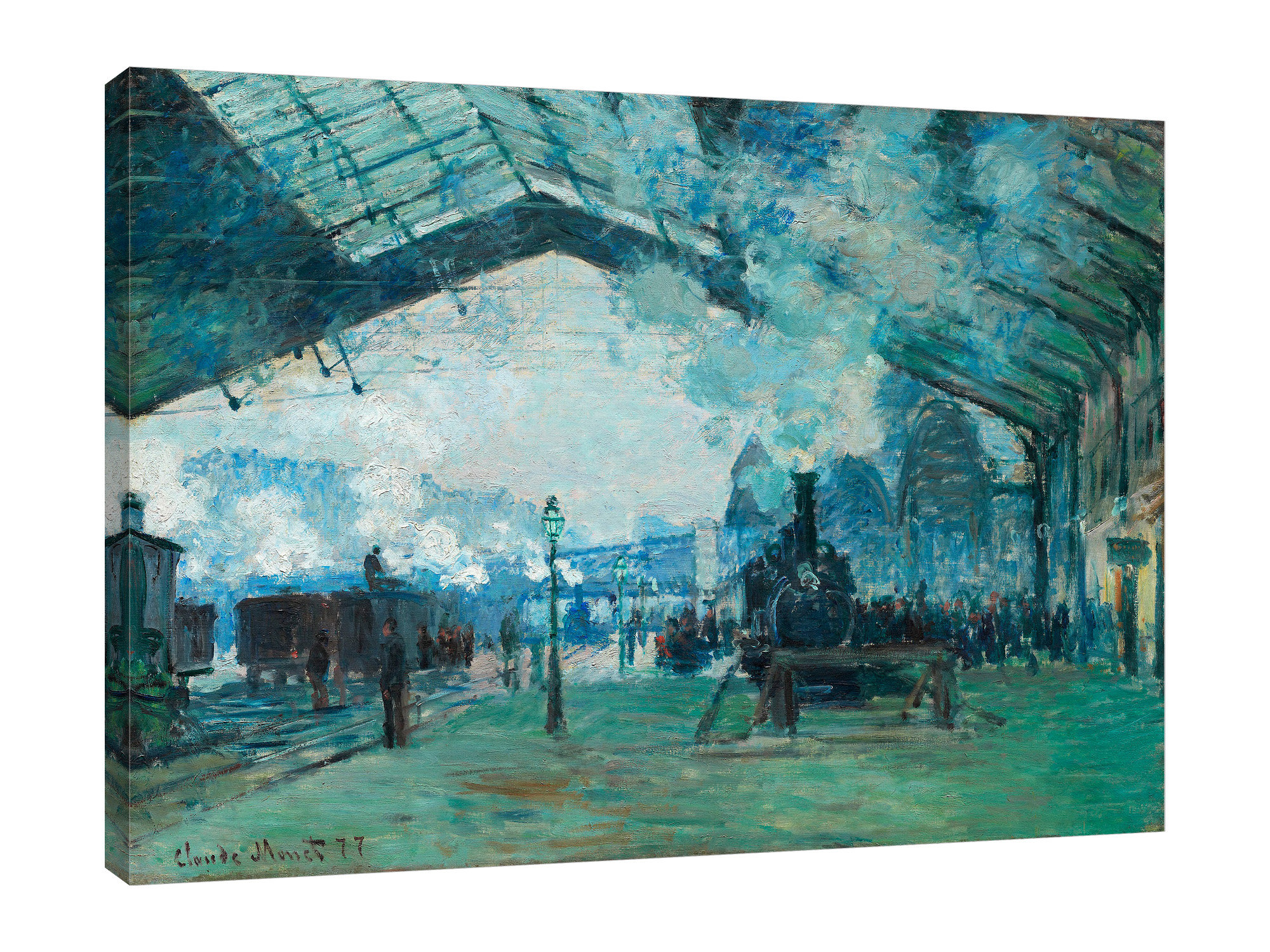 Red Barrel Studio® Claude Monet Arrival Of The Normady Train, Gare ...
