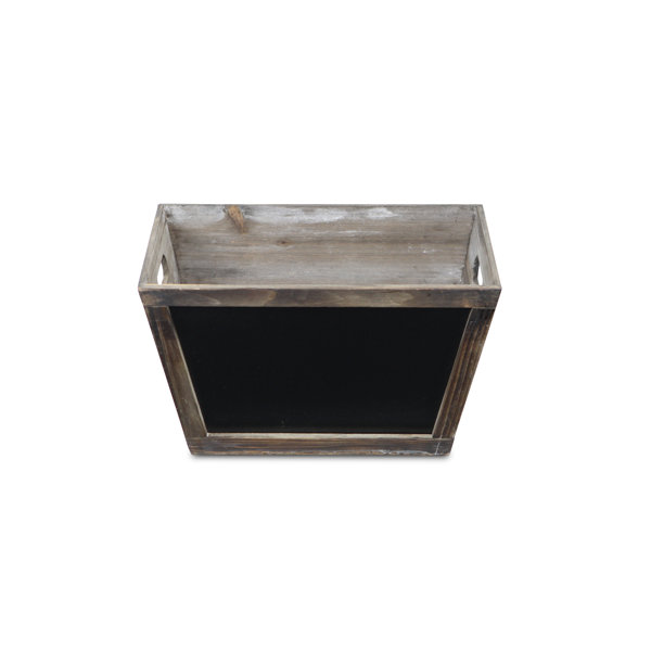 Gracie Oaks Large Wood Storage Bin & Reviews | Wayfair