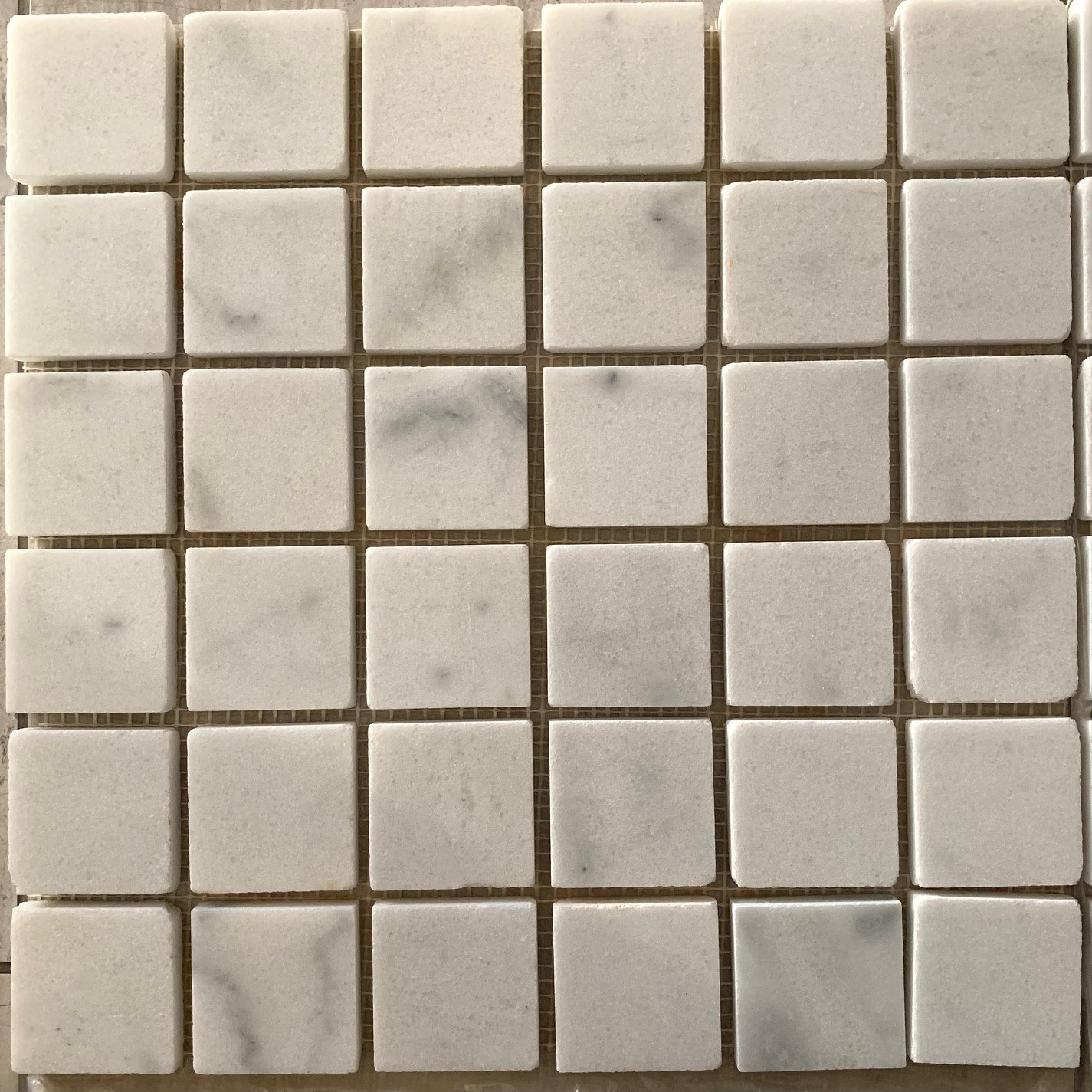 The Tile Square 2" x 2" Marble Mosaic Sheet Floor Tile - Wayfair Canada