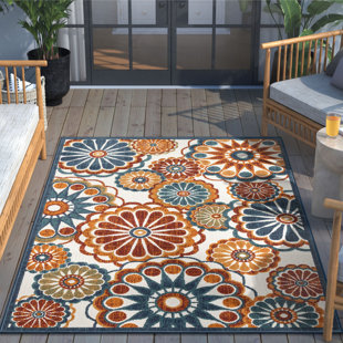 Wayfair | Orange Outdoor Rugs You'll Love in 2022