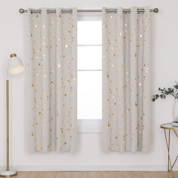 Metallic-gold-curtains | Wayfair