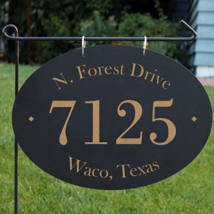 Wayfair | Hanging Signs Address Plaques & Signs You'll Love in 2022