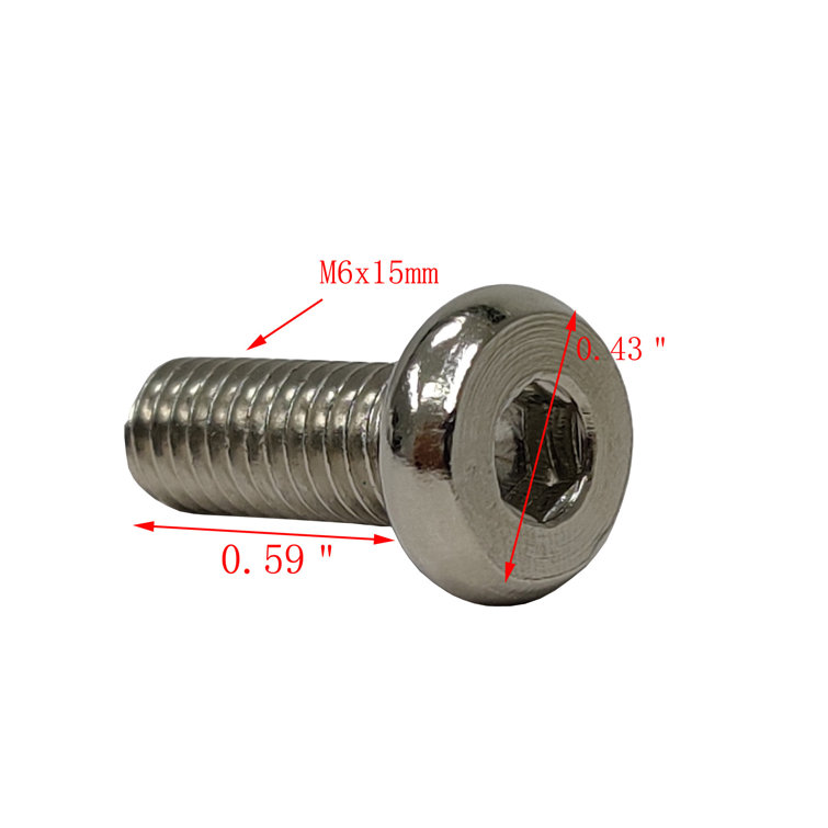 FixtureDisplays Button Head Socket Cap Screws | Wayfair