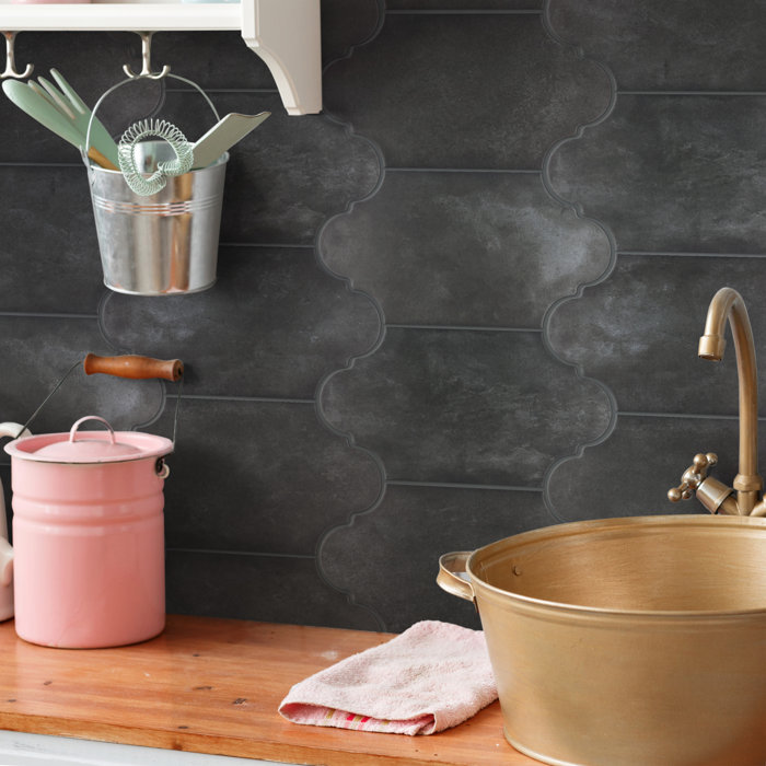 Merola Tile Alhama Provenzal 6" x 13" Porcelain Stone Look Wall & Floor ...