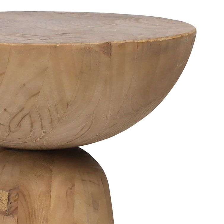 Dovetail Furniture Balak 18" Wide Modern Hourglass Side Table | Wayfair