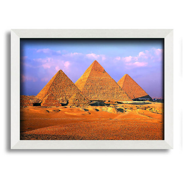 Gracie Oaks Pyramids Of Giza Egypt - Single Picture Frame Art Prints ...