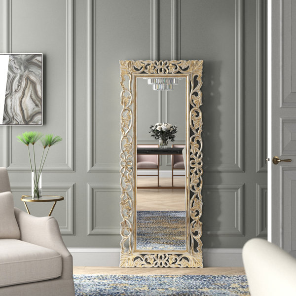 Willa Arlo Interiors Vivan Rectangle Wood Mirror & Reviews | Wayfair