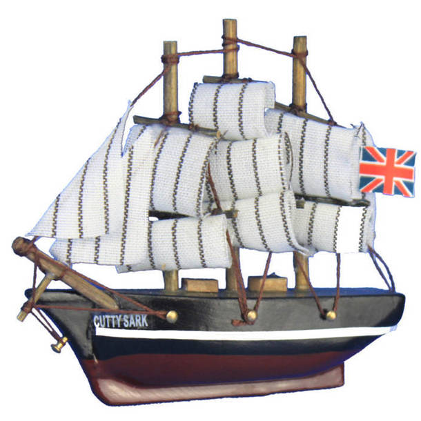 Breakwater Bay Nautical Wood Sailboat Tabletop Ornaments Handmade ...