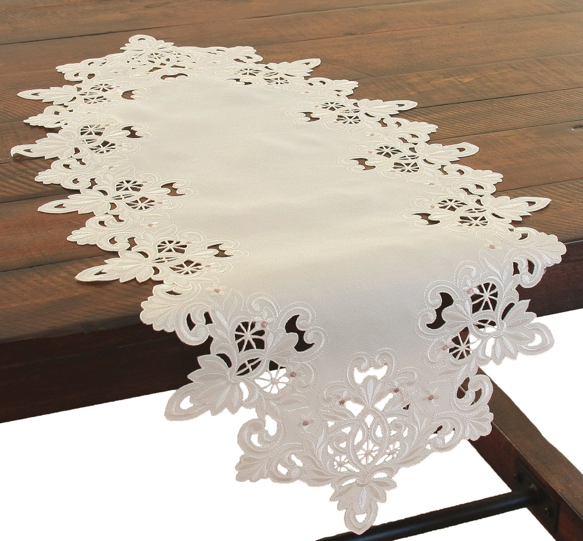 The Holiday Aisle® Oval Table Runner & Reviews | Wayfair