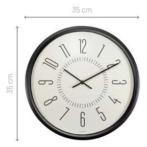 Nextime Metal Wall Clock | Wayfair