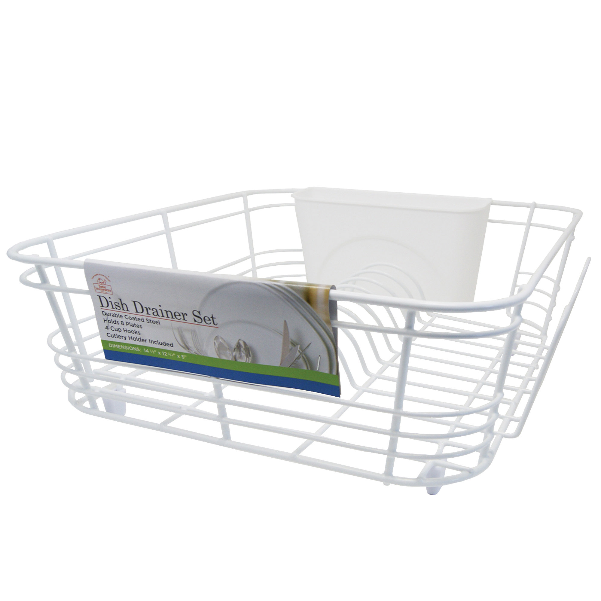 Better Houseware 2 Piece Stainless Steel Dish Rack Set | Wayfair