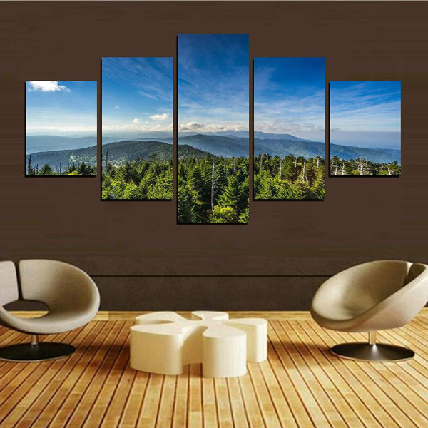 Millwood Pines 5 Piece Wrapped Canvas Print on | Wayfair