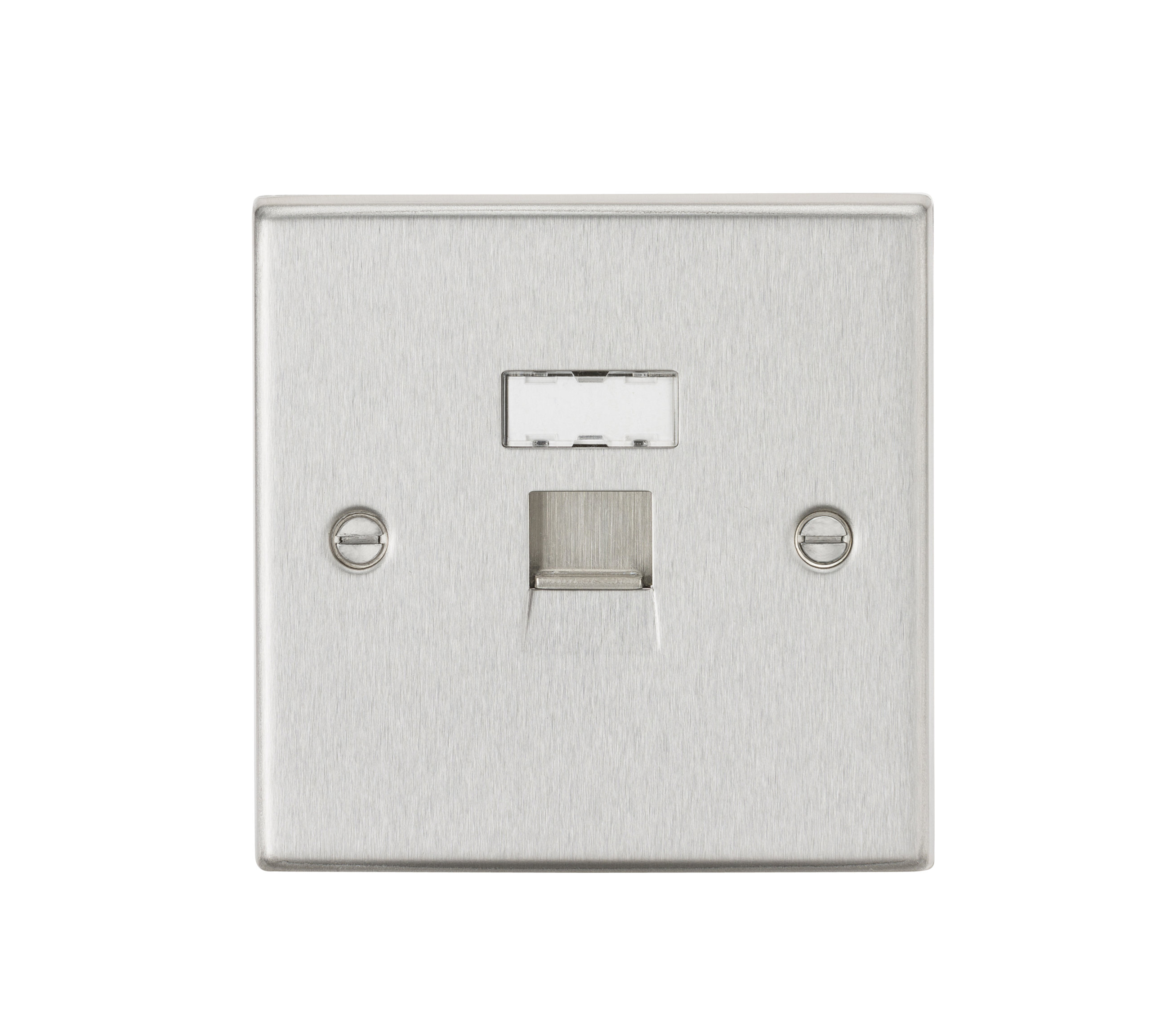 Knightsbridge RJ45 Network Outlet - Square Edge | Wayfair.co.uk