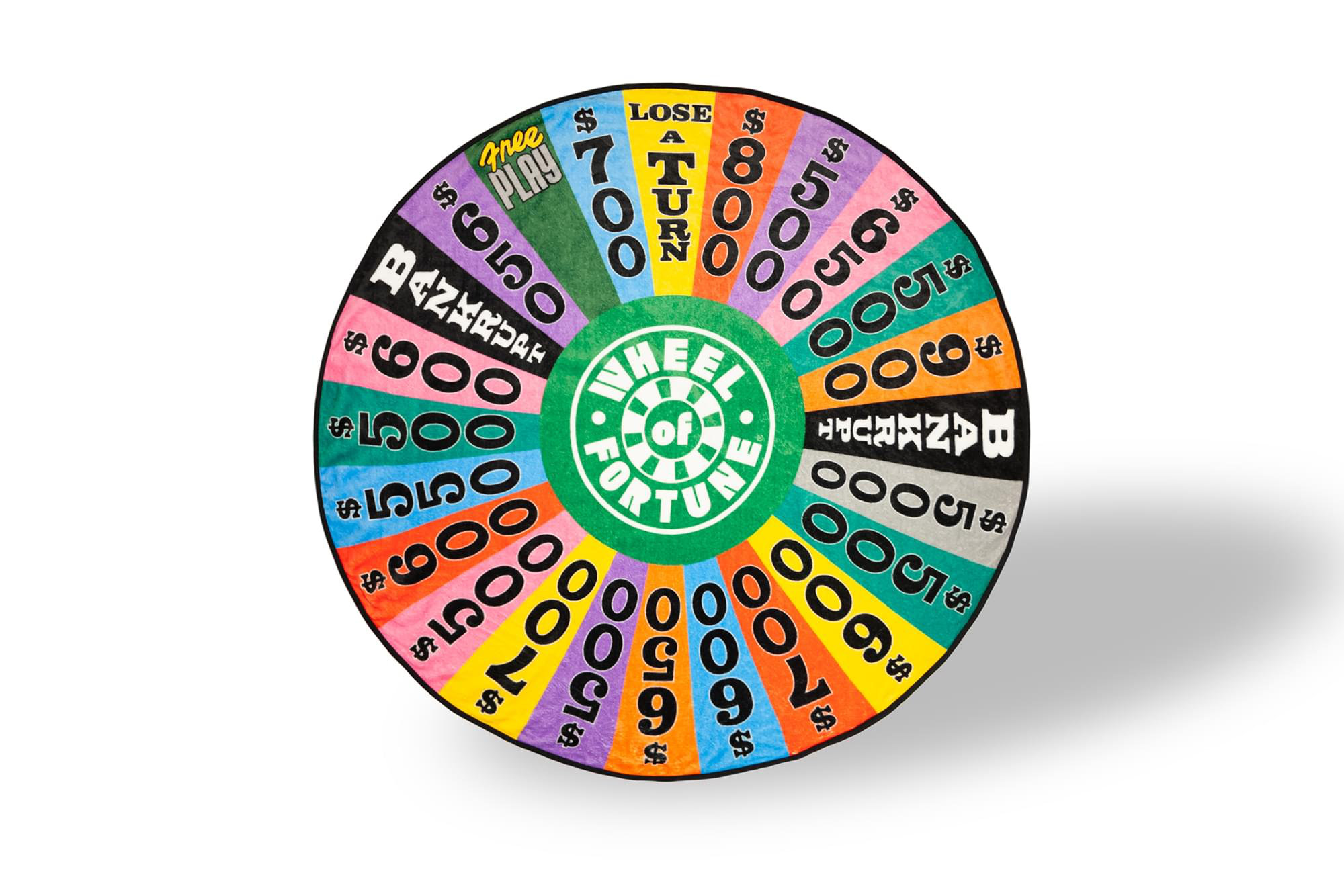 Just Funky Wheel of Fortune Game Show Spin Wheel Throw | Wayfair