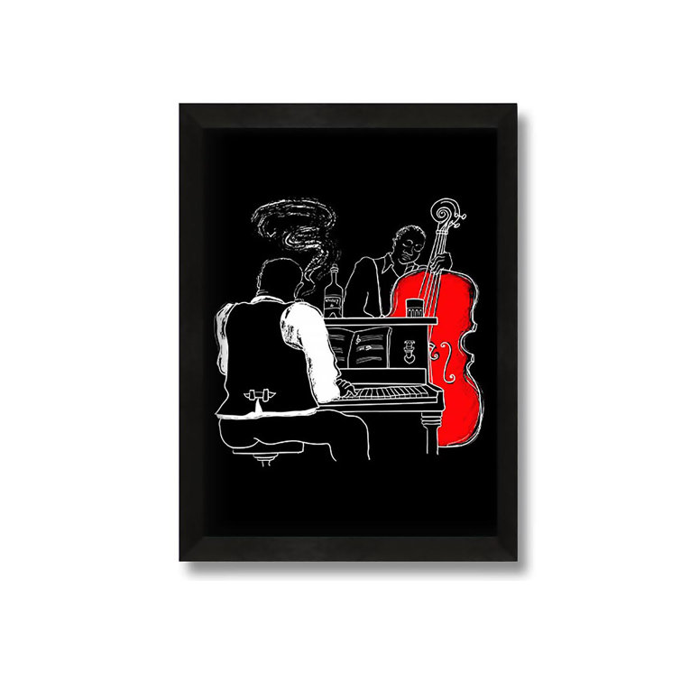 Ophelia & Co. Playing The Blues 2 - Picture Frame Painting on Canvas ...