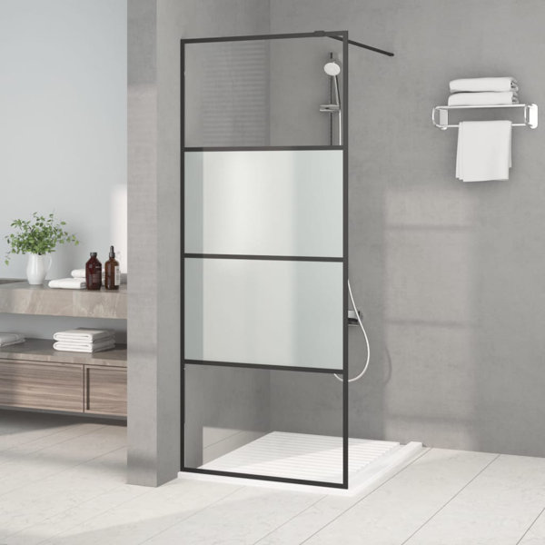 Belfry Bathroom Waring Straight Aluminum Slab Bath Screen | Wayfair.co.uk