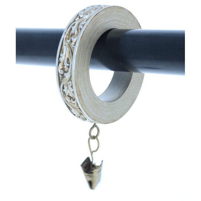 Ophelia & Co. Lockhart French Scroll Curtain Ring & Reviews | Wayfair