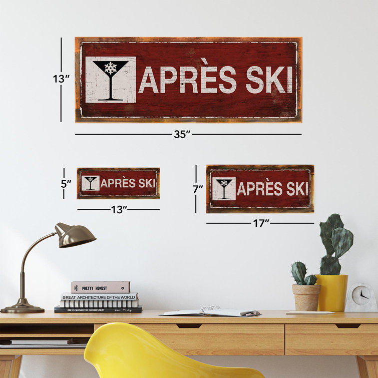 Homebody Accents Framed Après Ski Sign | Wayfair