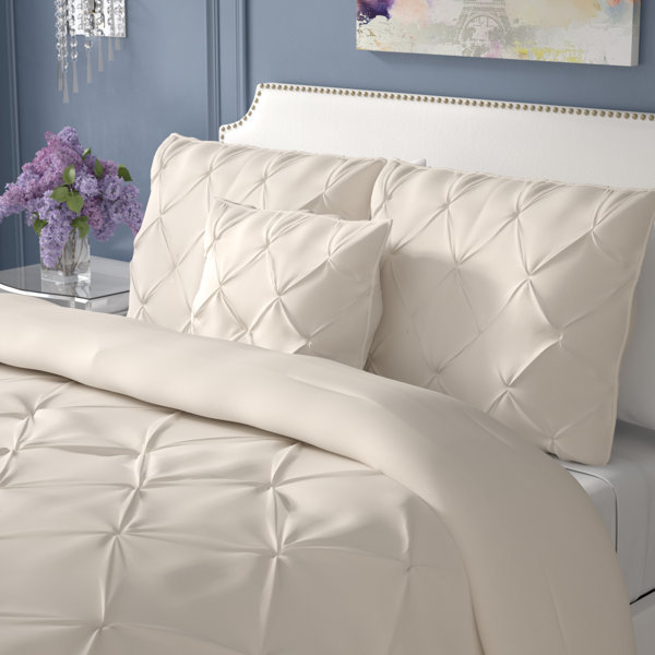 Pin-tuck-comforter | Wayfair