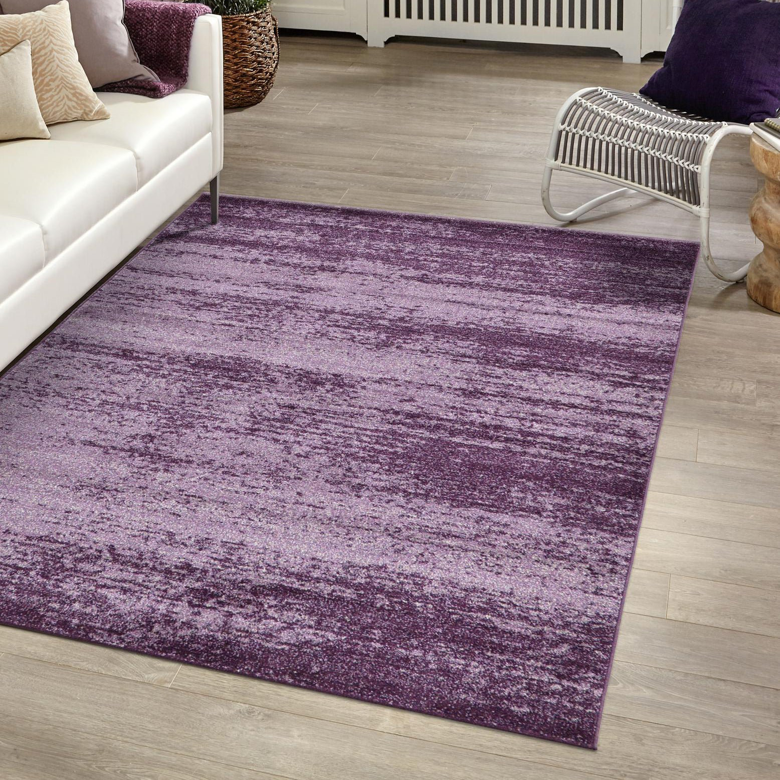 Ebern Designs Roshaunda Purple Area Rug & Reviews | Wayfair