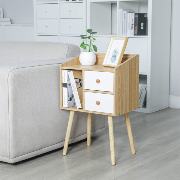 George Oliver Eisler Solid Wood Nightstand - Wayfair Canada
