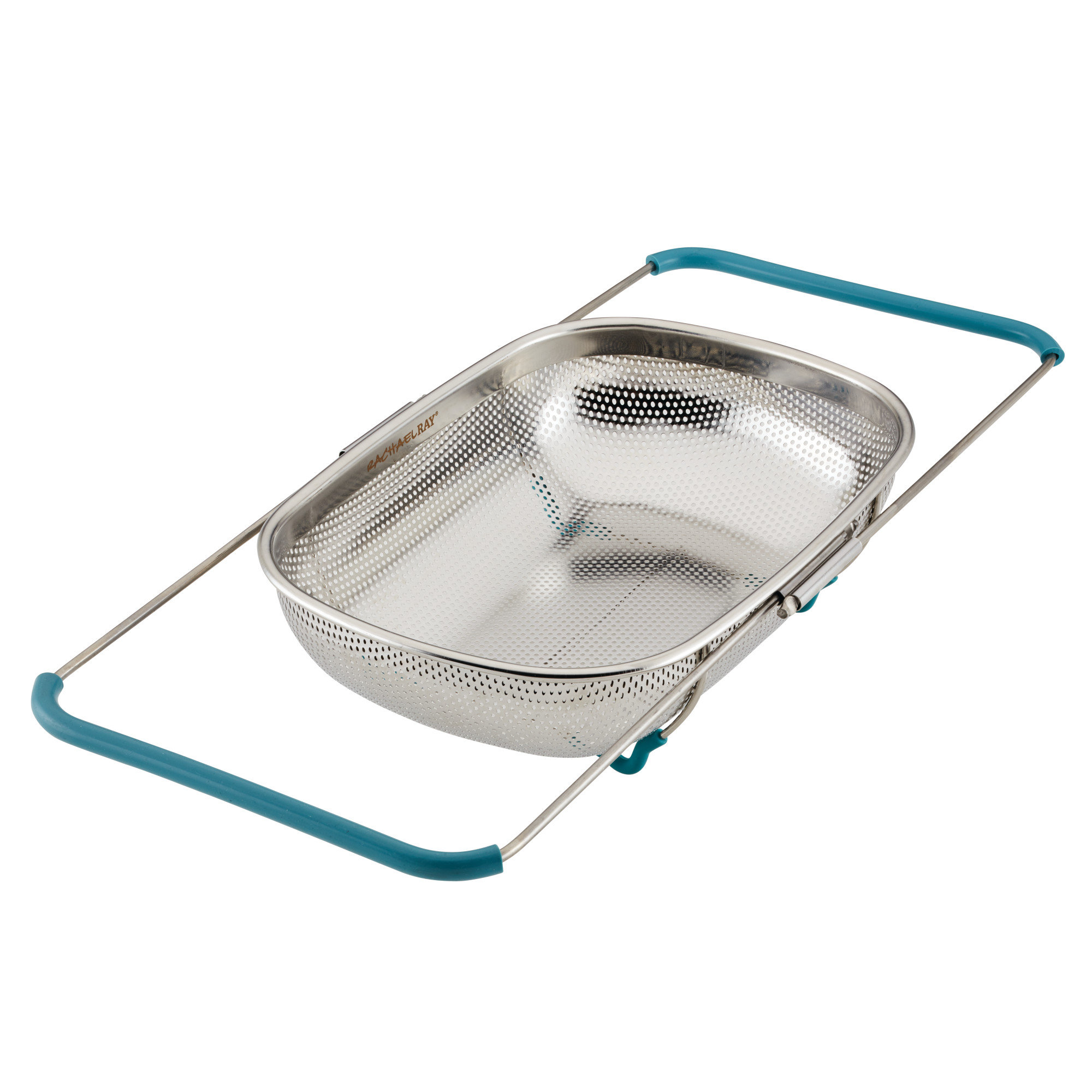Rachael Ray Tools And Gadgets Over-The-Sink Stainless Steel Colander, 4 ...