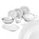 Fleur De Lis Living Dowd 24 Piece Dinnerware Set, Service for 6 ...