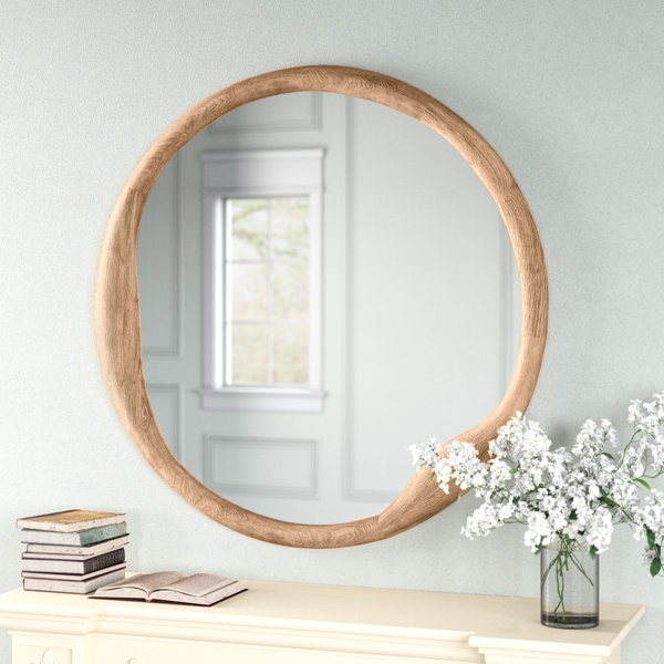 Jamie Young Company Round Wood Wall Mirror | Wayfair