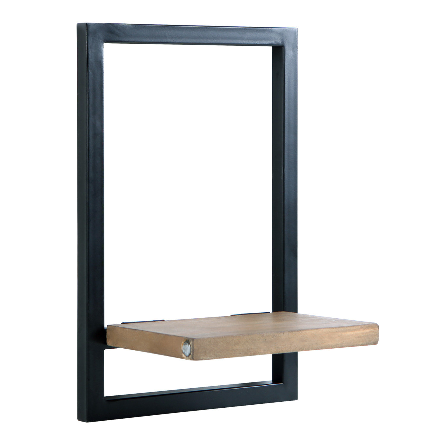 17 Stories Dmitrie Modern Metal Frame Entryway Wall Accent Shelf | Wayfair