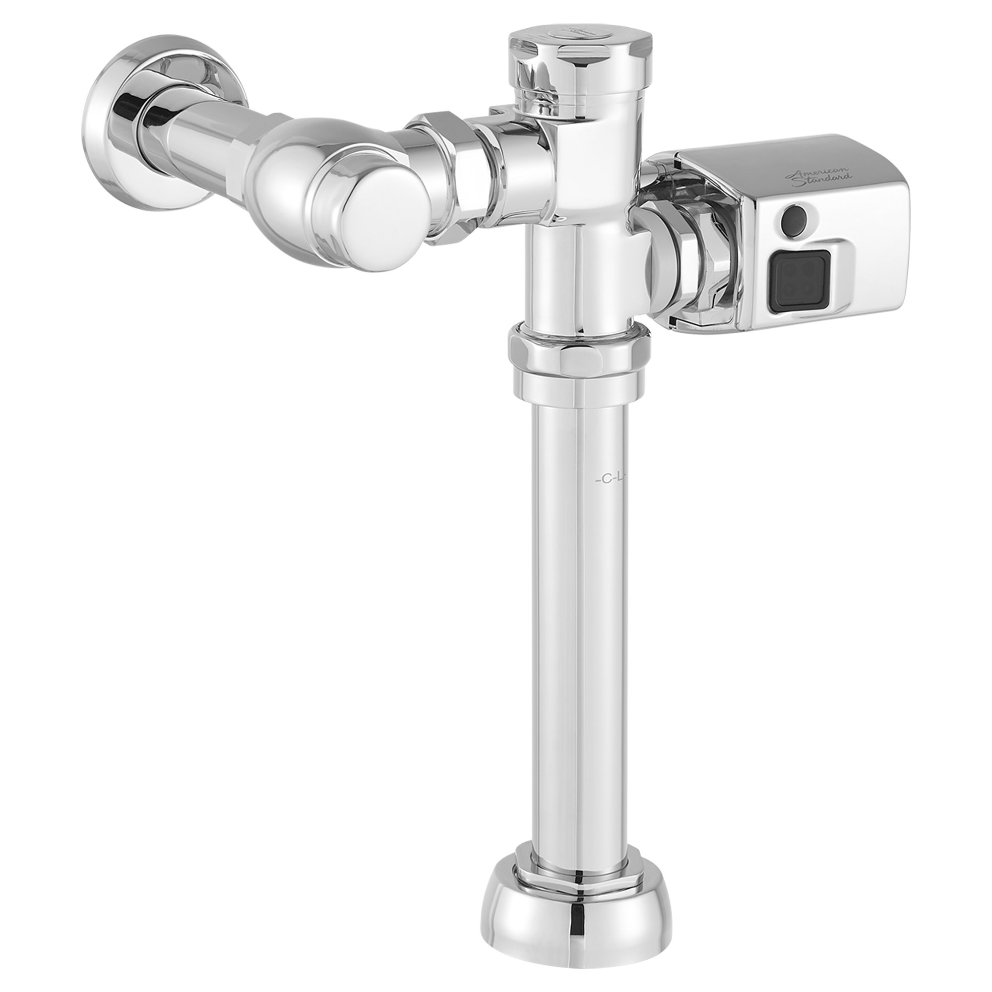 American Standard Ultima Exposed Manual Toilet Flush Valve with Side ...