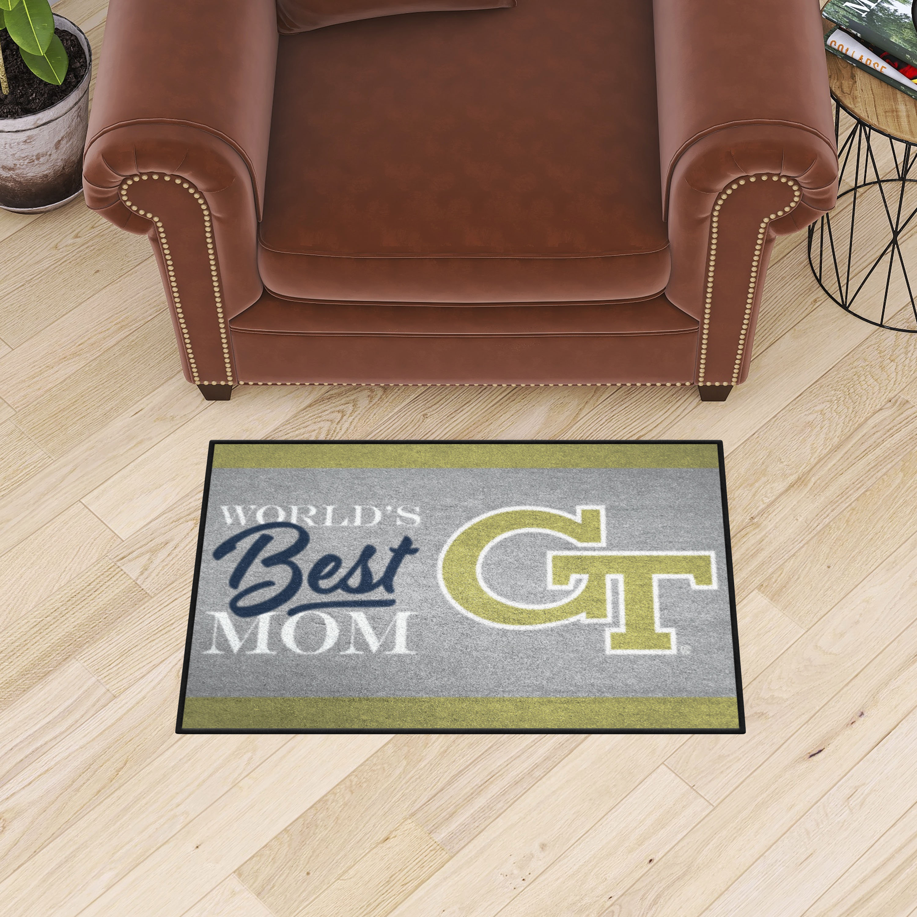 FANMATS Gold Kitchen Mat | Wayfair